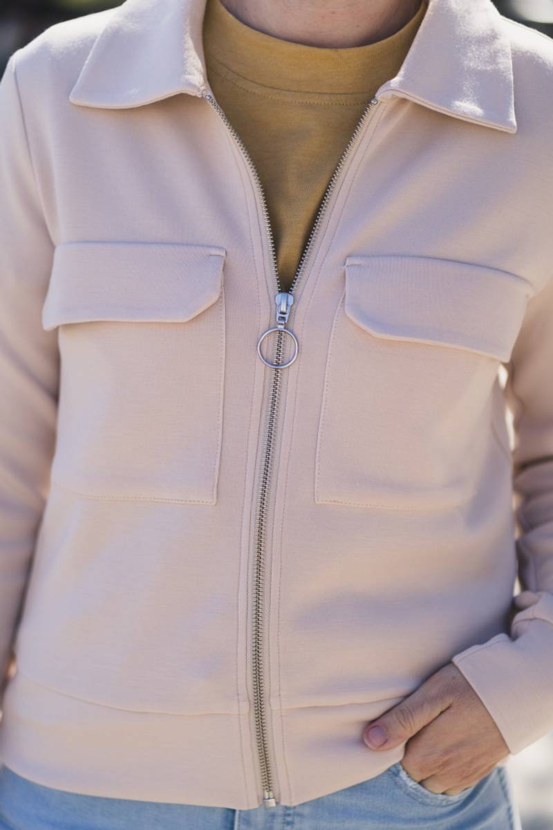 Beca Cardigan Powder Beige - Vakre Vene